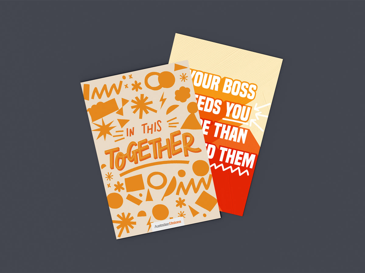 Union Postcards: Orange Pack – Australian Unions