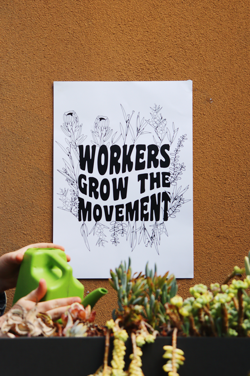 Workers Grow The Movement Poster – Australian Unions